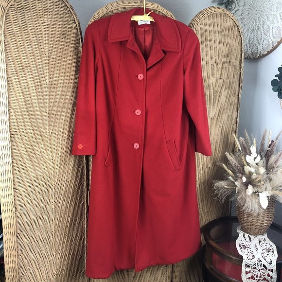 Wellington | Jackets & Coats | Wellington Women Kashmere Coat Red ...